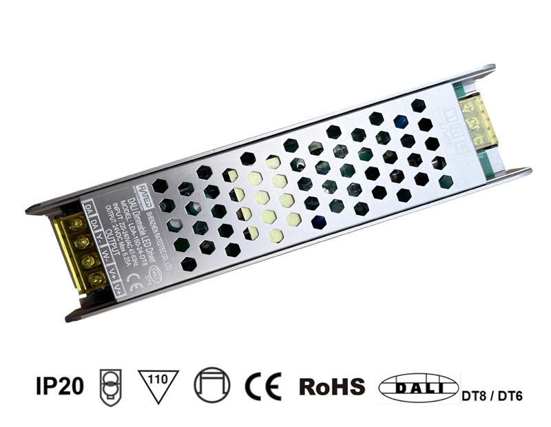 150W DALI DT8 and DT6 dimming LED Strips Power Supply