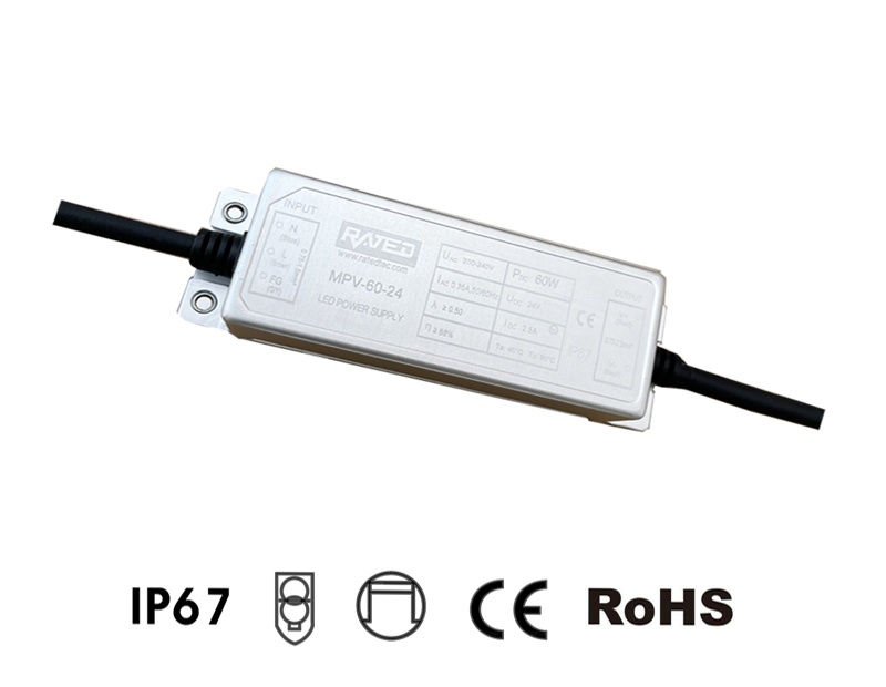60W Constant Voltage LED Driver, LED Strips Power Supply